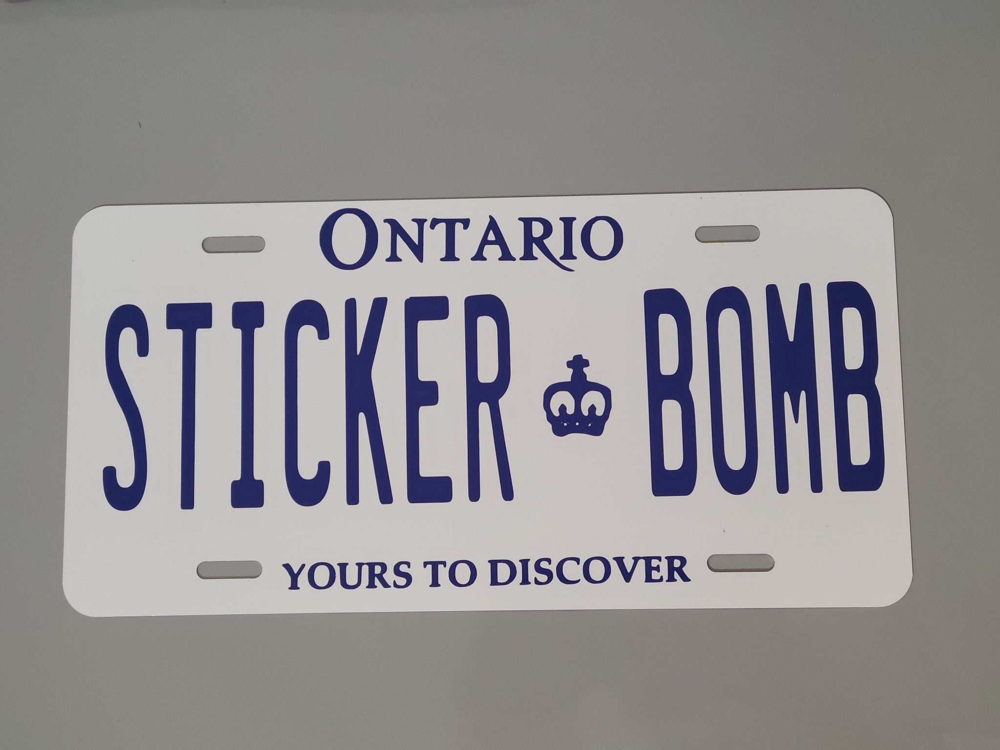 Custom Vanity License Plate – StickerBomb Canada