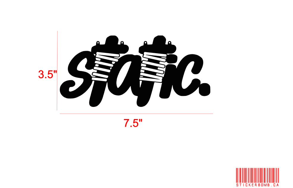 Static Decal – StickerBomb Canada